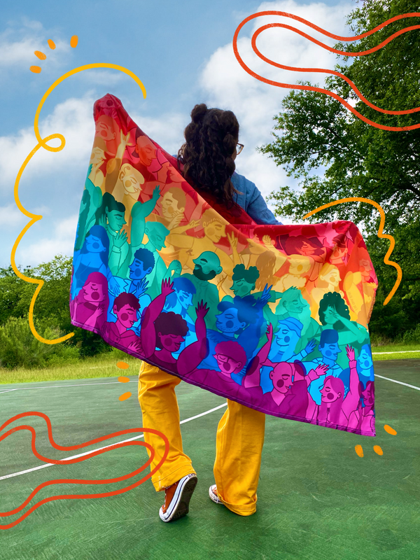 Rainbow Pride Flag – Jack and Bec