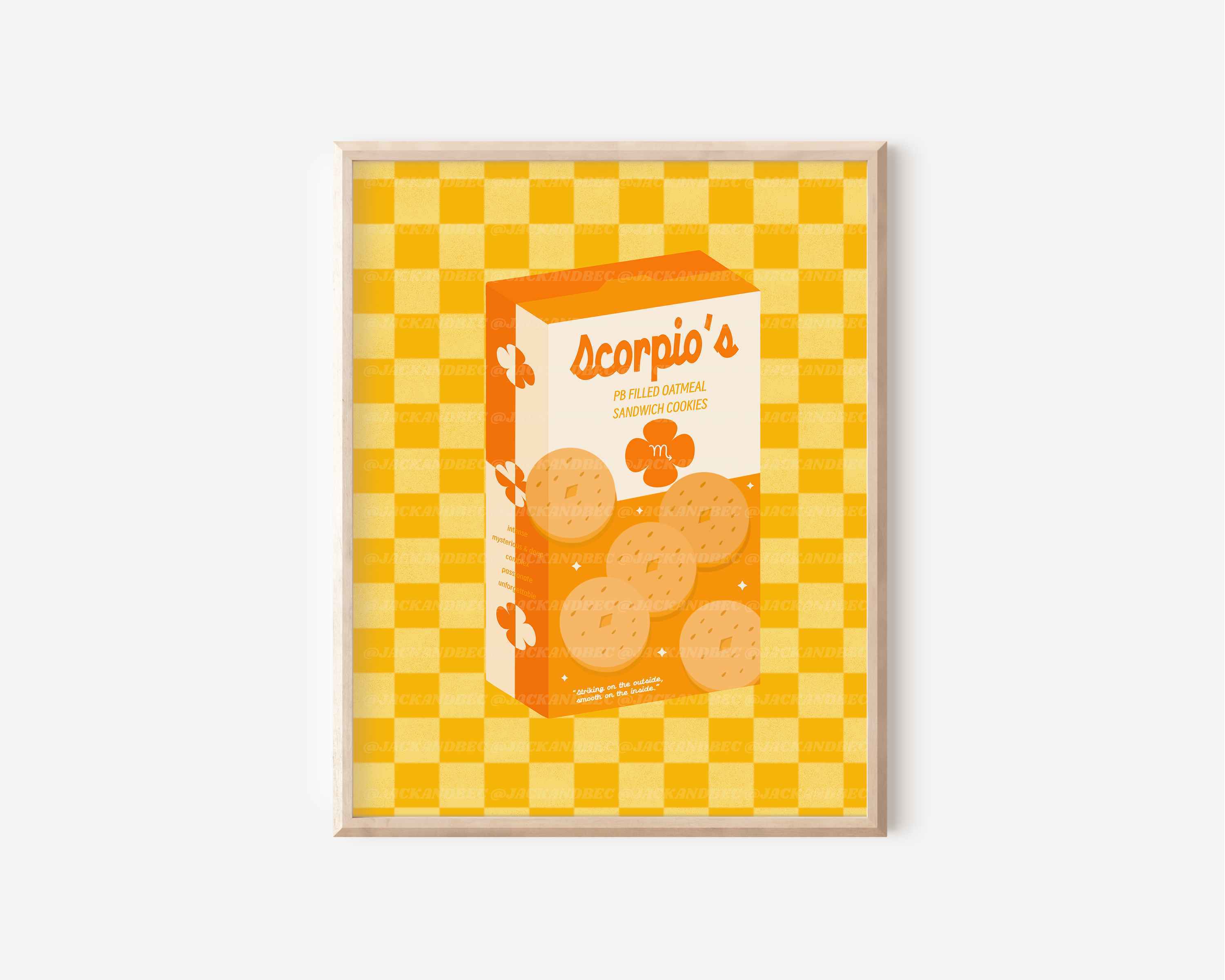 "Scorpio Cookies" Print – Jack and Bec