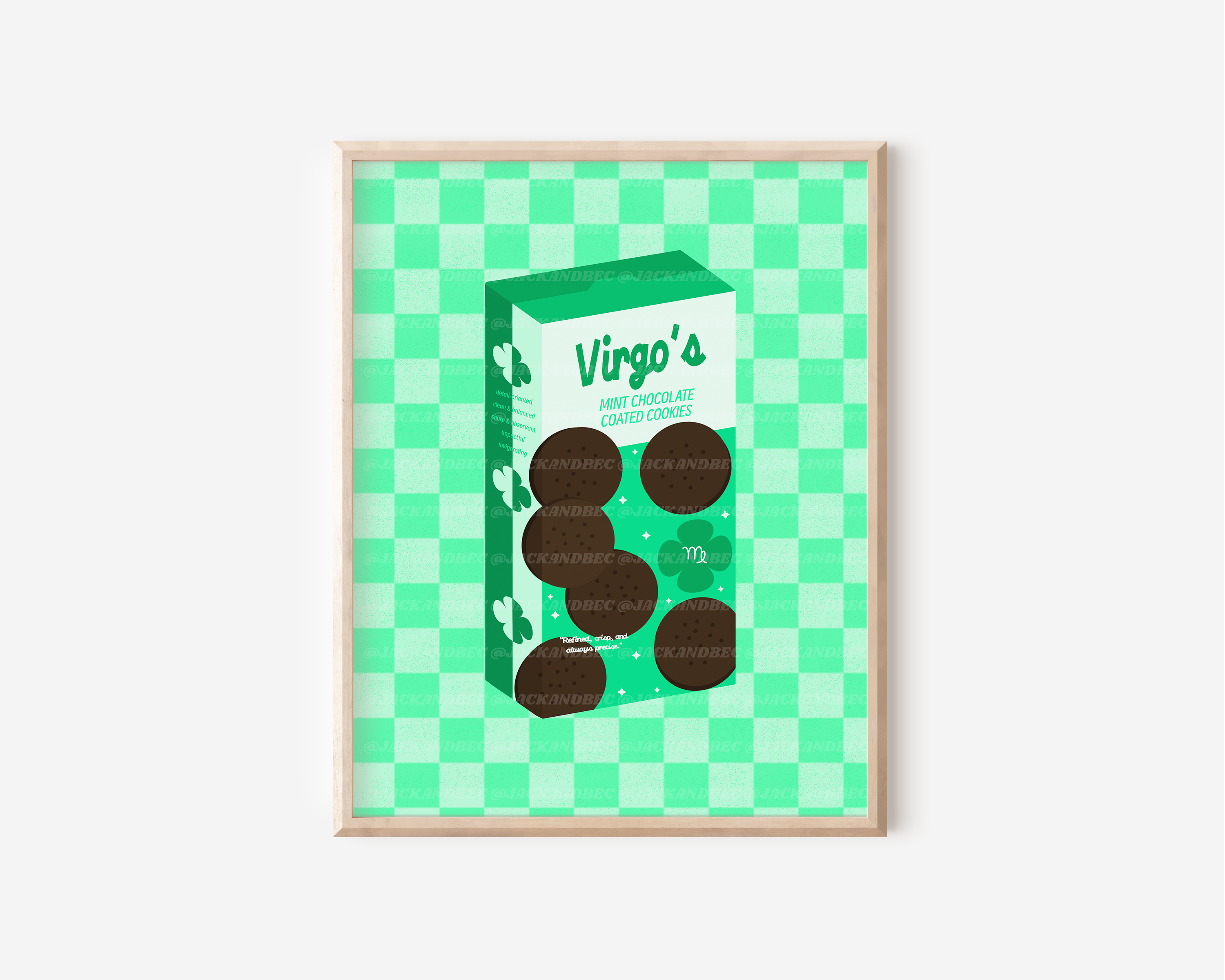"Virgo Cookies" Print – Jack and Bec