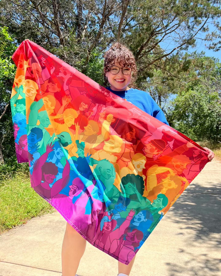 Rainbow Pride Flag – Jack and Bec