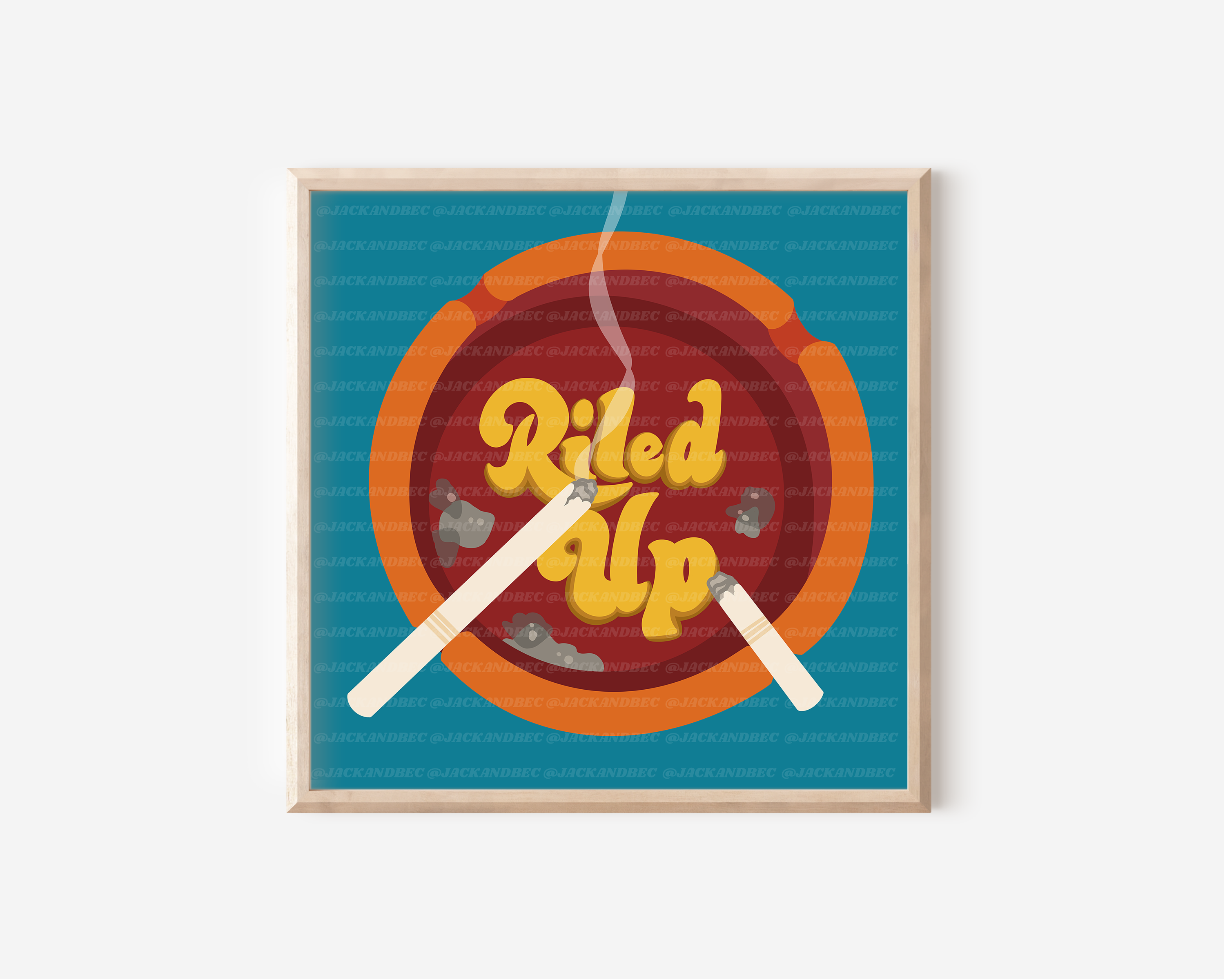 Riled Up Print – Jack and Bec